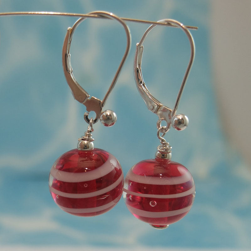 raspberry ripple earrings – Sailorgirl Jewelry
